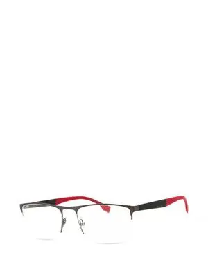 BOSS Rectangle Frame Eyeglasses - Black