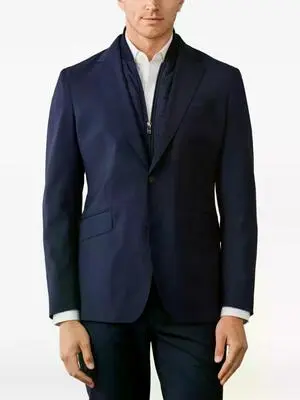 HACKETT  Single-breasted Blazer - Blue