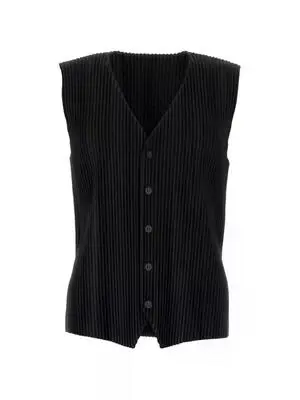 Issey Miyake V Neck Vests For Men
