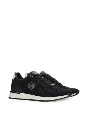 MEXX Glitter-knit Logo Plaque Sneakers