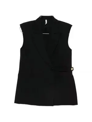 Imperial Sleeveless Double-breasted Peak Lapel Gilet