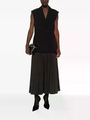 Imperial Sleeveless Double-breasted Peak Lapel Gilet