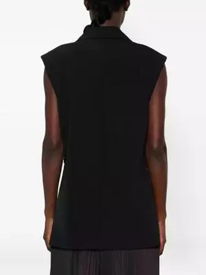 Imperial Sleeveless Double-breasted Peak Lapel Gilet