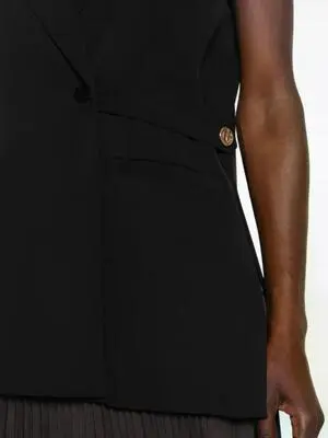 Imperial Sleeveless Double-breasted Peak Lapel Gilet