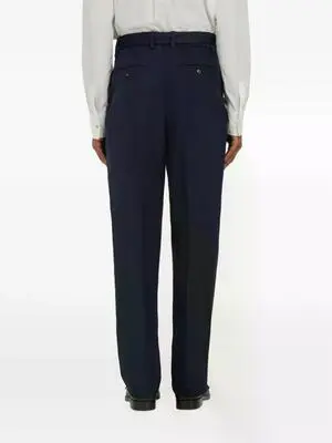 FERRAGAMO Tailored Wool Wide-leg Trousers With Button Detail