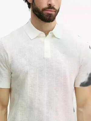 BENETTON Textured-knit Polo Shirt