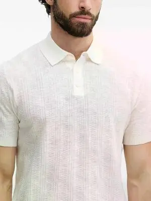 BENETTON Textured-knit Polo Shirt