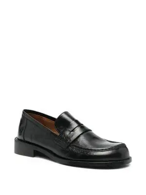 ANGEL ALARCON Penny Leather Loafers