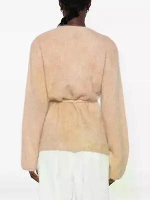 Soft Goat Brushed Wrap Cardigan