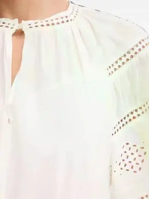 Marc O'polo Broderie-anglaise Ruffled Mini Dress