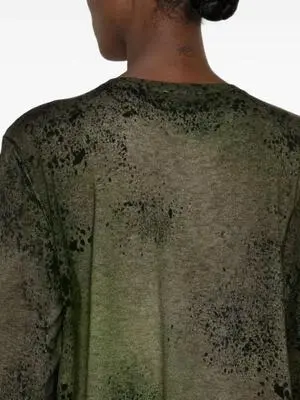 Avant Toi Paisley-print Fine-knit Top