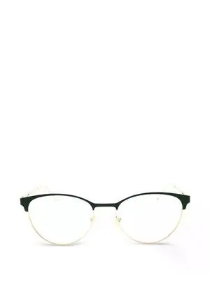 BOSS Round Frame Eyeglasses - Green