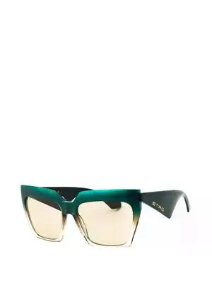 Etro Geometric Frame Sunglasses