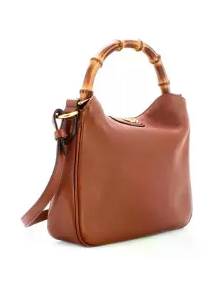 Gucci Diana Nm Bamboo Shoulder Bag Leather Small Tote Bag