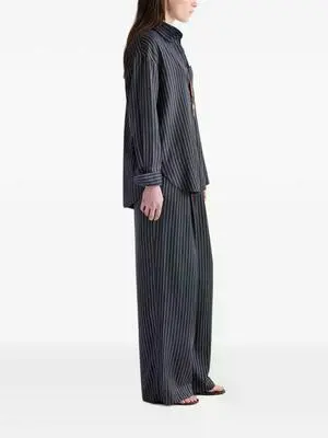 TWP Vertical Stripe Silk Shirt