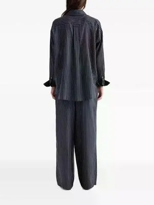 TWP Vertical Stripe Silk Shirt