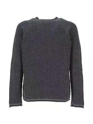 MURPHY&NYE Logo-print Ribbed-knit Sweater