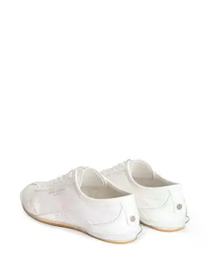 Dolce & Gabbana Calfskin Logo Print Lace-up Sneakers