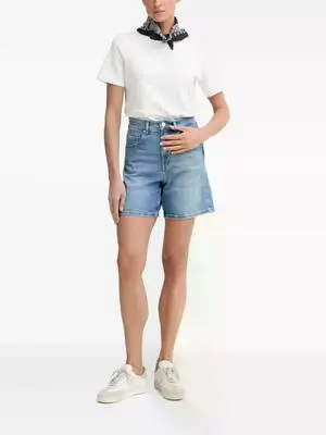 Marc O'polo Faded-effect High-waisted Denim Shorts