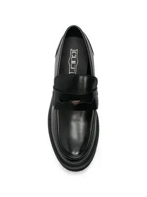 CULT Chunky-sole Penny Loafers - Black