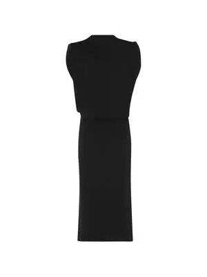 Giuseppe Di Morabito Crystal-embellished Sleeveless Midi Dress