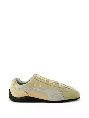 PUMA Embossed Logo Leather Sneakers