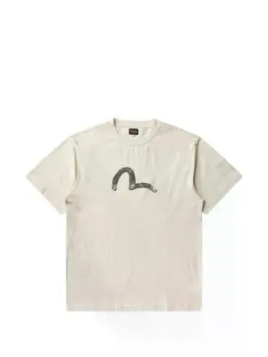 EVISU Ebisu & Seagull Short-sleeve T-shirt - Neutrals