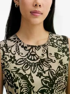 Marc O'polo Floral-print Sleeveless Maxi Dress