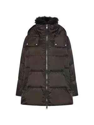 YVES SALOMON Fur-trim Hooded Jacket