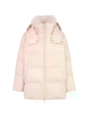 YVES SALOMON Fur-trim Hooded Jacket