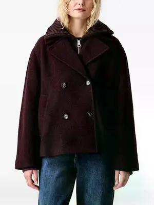 Marc O'polo Double-breasted Long-sleeve Peacoat