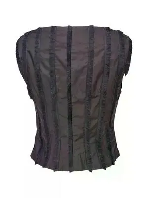 STOLEN STORES Fringe-trim Sleeveless Top
