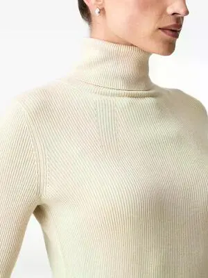 Marc O'polo Ribbed Knit Roll Neck Sweater - Neutrals
