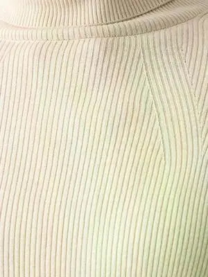 Marc O'polo Ribbed Knit Roll Neck Sweater - Neutrals