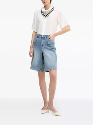 BENETTON Short Sleeve Shirt - White