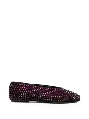 Liviana Conti Crystal-embellished Ballet Flats