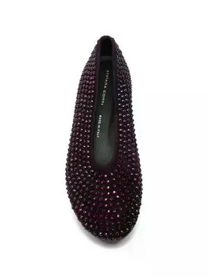 Liviana Conti Crystal-embellished Ballet Flats