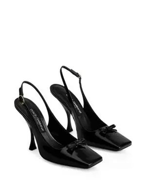 Dolce & Gabbana Slingback Calfskin Heeled Pumps