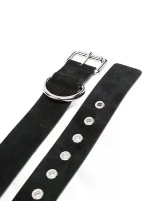 Liviana Conti Suede D-ring Belt