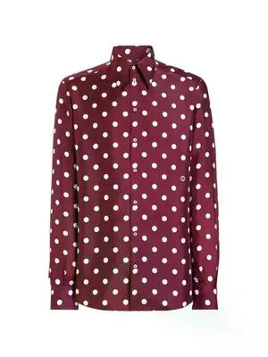 Dolce & Gabbana Polka-dot Shirt - Red
