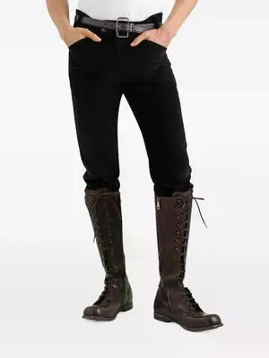 Dolce & Gabbana Velvet Trousers - Black