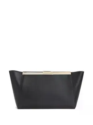 Giorgio Armani Logo-engraved Frame Clutch Bag