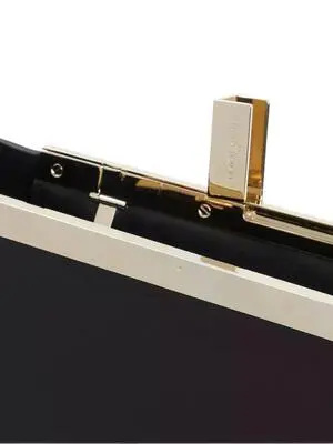 Giorgio Armani Logo-engraved Frame Clutch Bag