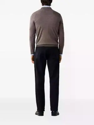HACKETT  Knitted Long-sleeve Polo Shirt