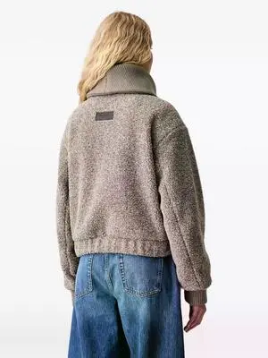 Marc O'polo Brushed-effect Zip-up Jacket
