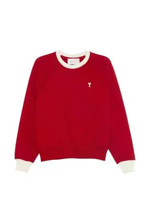 AMI Paris De Coeur Raglan-sleeve Sweater