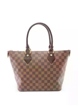 LOUIS VUITTON Saleya Pm Damier Ebene Tote Bag