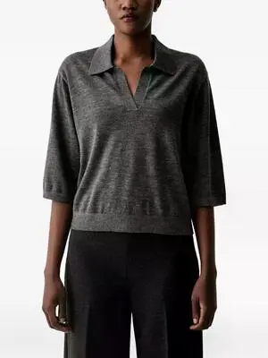 Marc O'polo Polo-collar Sweater - Grey