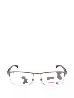 Carrera Eyewear Rectangle Frame Half Rim Eyeglasses - Grey