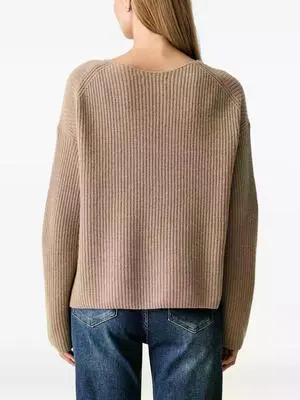 Marc O'polo Ribbed-knit Boat-neck Sweater